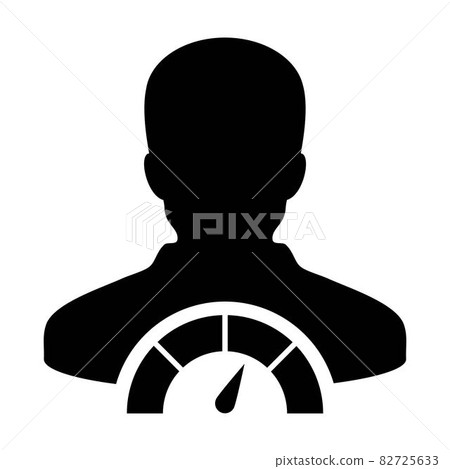 Credit score icon social score meter vector...-插圖素材 [82725633] - PIXTA圖庫