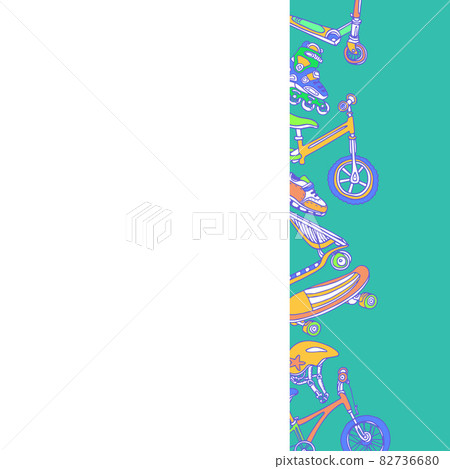 Template. Set of sporting goods. Vector - Stock Illustration [82736680 ...