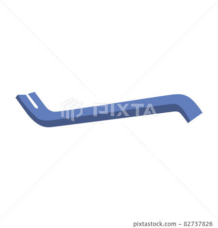 multifunctional blue crowbar, accompanied by a... - Stock Illustration ...