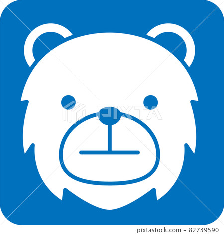 Bear pictogram - Stock Illustration [82739590] - PIXTA