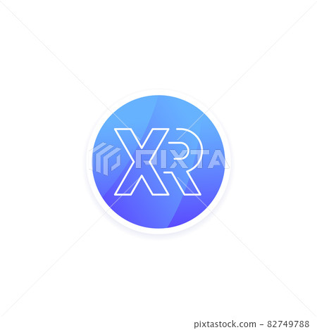 XR letters logo, line vector - Stock Illustration [82749788] - PIXTA