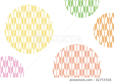 Pop Japanese pattern background Yazaki postcard... - Stock Illustration ...