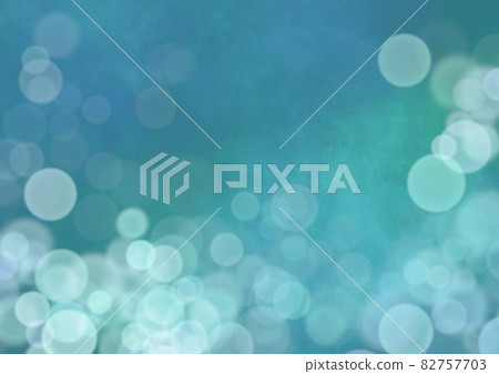 Teal bokeh lights background - Stock Illustration [82757703] - PIXTA