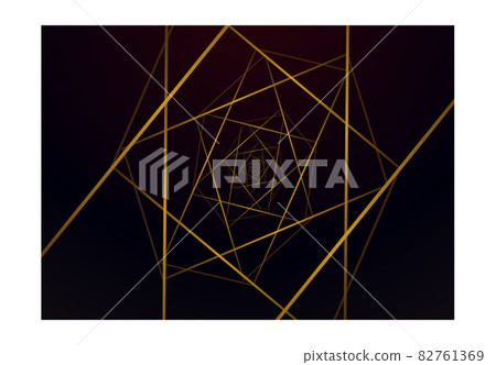 Vector object material of golden line pattern... - Stock Illustration ...