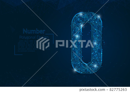 Abstract isolated blue image of a number zero.... - Stock Illustration ...