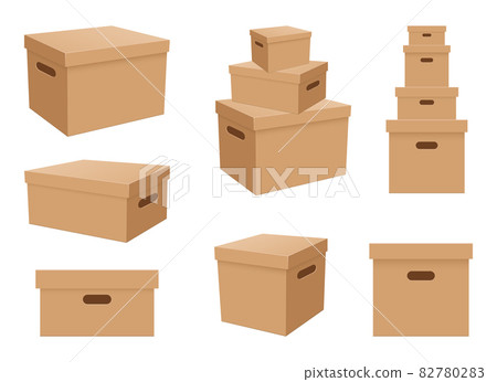 Storage box vector design illustration isolated... - Stock Illustration ...