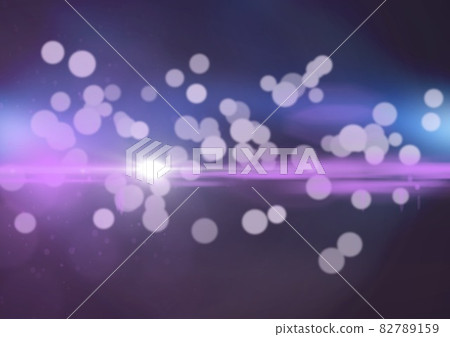 Glowing purple spots of light over purple light... - Stock Illustration ...