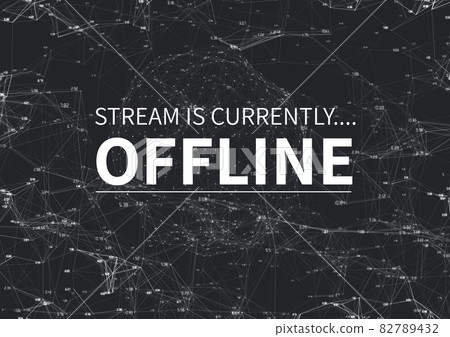 Digitally generated image of stream is... - Stock Illustration ...