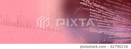 Financial data and computer code against... - Stock Illustration ...