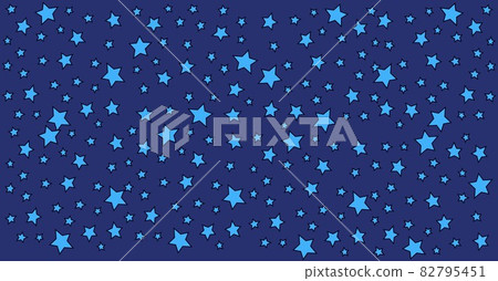 Illustration of multiple blue stars on blue... - Stock Illustration ...