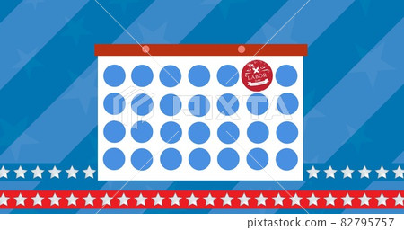 Labor day icon over 6th of september date on... - Stock Illustration ...