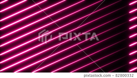 Image of multiple glowing neon pink diagonal... - Stock Illustration ...