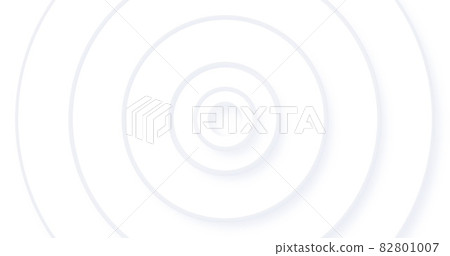 Image of white concentric circles pulsating on... - Stock Illustration ...