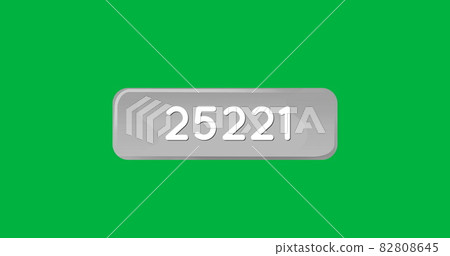 Grey chat box with numbers 4k - Stock Illustration [82808645] - PIXTA