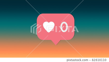 Increasing number of likes or hearts 4k - Stock Illustration [82810110 ...