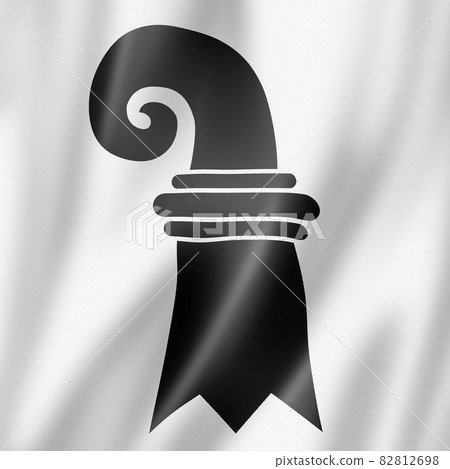 Basel Stadt canton - State - flag, Switzerland - Stock Illustration ...