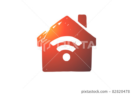 Wi-fi, internet connection, web, signal... - Stock Illustration ...