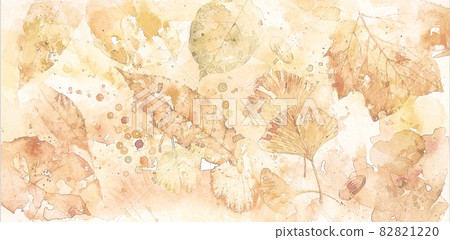 Autumn / winter image, autumn / dead leaf... - Stock Illustration ...