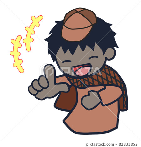 Young detective with a big laugh (male 2) - Stock Illustration ...
