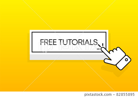 White 3D button with the inscription Free... - Stock Illustration ...