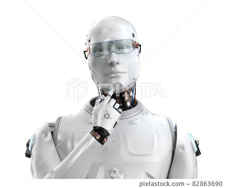 ai robot computing or analyzing - Stock Illustration [82863690] - PIXTA