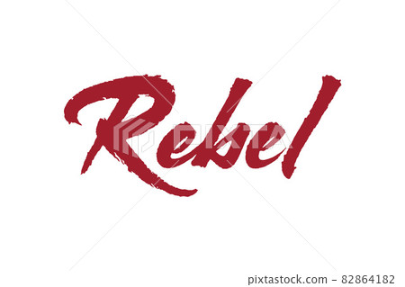 Rebel lettering design - Stock Illustration [82864182] - PIXTA