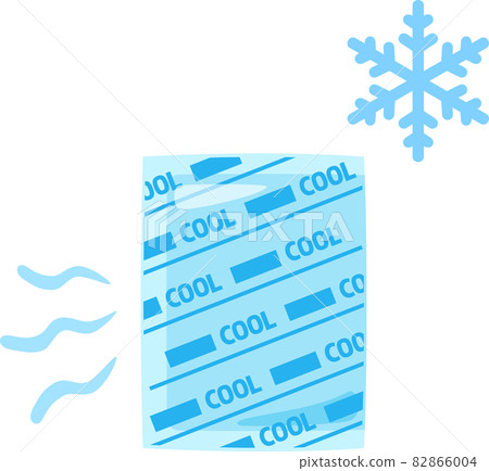 Bag-shaped ice pack - Stock Illustration [82866004] - PIXTA