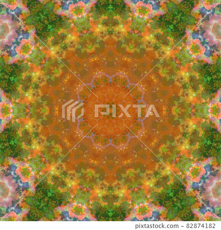 Geometric pattern of calm color - Stock Illustration [82874182] - PIXTA
