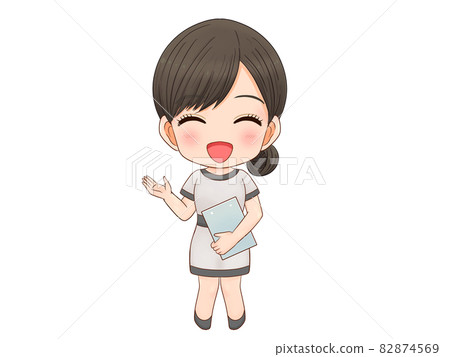 Beauty advisor illustration material - Stock Illustration [82874569 ...