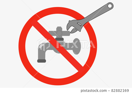 Water outage and restoration - Stock Illustration [82882169] - PIXTA