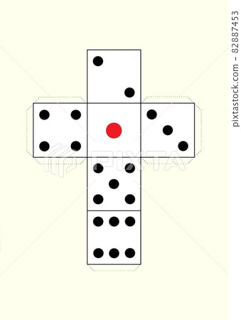 Dice assembly development drawing 1 - Stock Illustration [82887453] - PIXTA