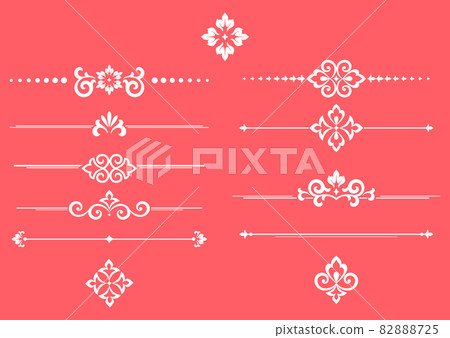 Vintage set. Floral elements for design... - Stock Illustration ...