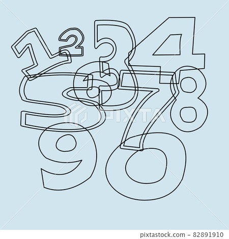 The background image of the numbers messed up... - Stock Illustration ...