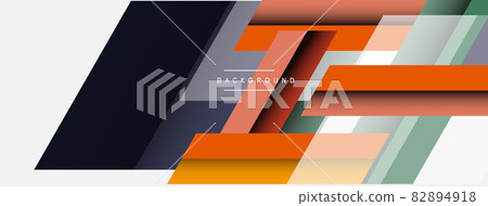 Background. Geometric diagonal square shapes...-插圖素材 [82894918] - PIXTA圖庫