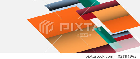 Vector background. Abstract overlapping color... - Stock Illustration ...