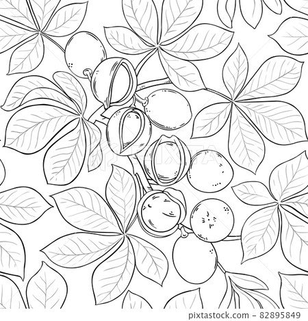 mongongo vector pattern on white background - Stock Illustration ...