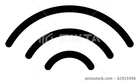 Wi-Fi Source - Vector Icon Illustration - Stock Illustration [82915998 ...