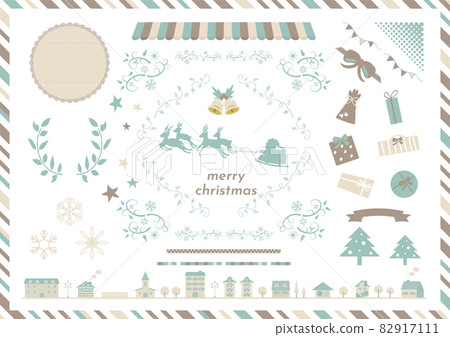 Christmas illustration material collection - Stock Illustration ...