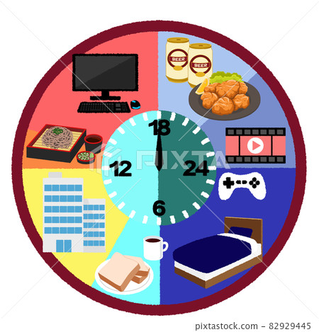 Schedule illustration - Stock Illustration [82929445] - PIXTA
