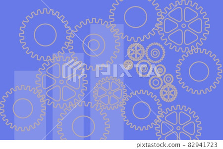 Gear and graph design illustration - Stock Illustration [82941723] - PIXTA