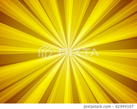 Golden radial background vector material - Stock Illustration [82949107 ...