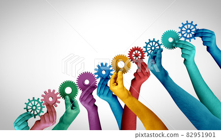 Succeeding Together - Stock Illustration [82951901] - PIXTA