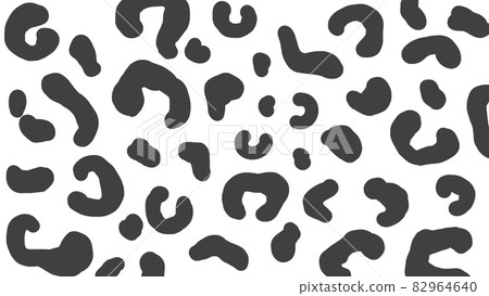 Leopard pattern white - Stock Illustration [82964640] - PIXTA