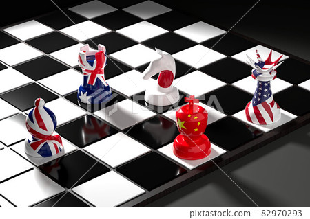 3D render illustration. Checkmate. - Stock Illustration [82970293] - PIXTA