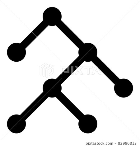 Binary Structure - Raster Icon Illustration - Stock Illustration ...