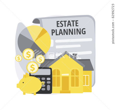 Estate planning abstract concept vector... - Stock Illustration ...