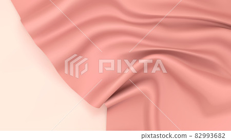 Pink cloth (gradient mesh) - Stock Illustration [82993682] - PIXTA