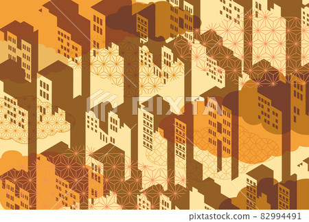 City, city pattern illustration background - Stock Illustration ...
