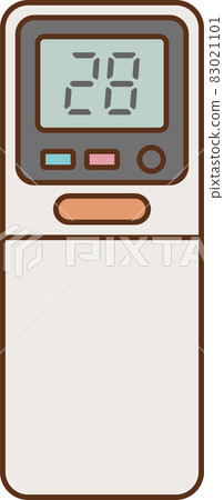 Illustration of the remote control of the air... - Stock Illustration ...