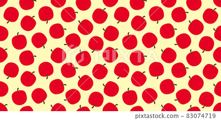 Apple pattern background material - Stock Illustration [83074719] - PIXTA